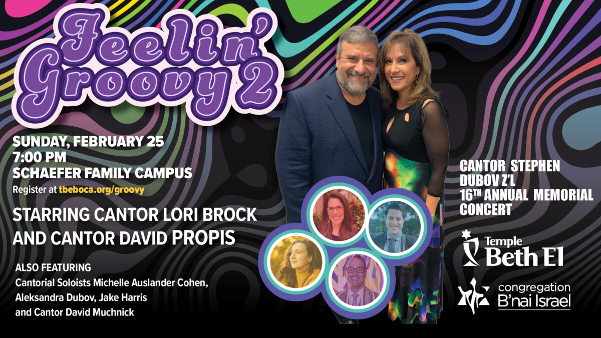 Events from May 2 – May 21 – Jewish Boca